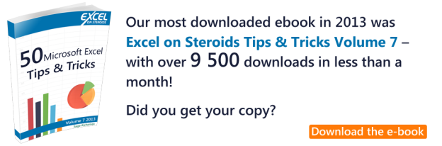 A countdown of our top five Excel Tips & Tricks in 2013 | Sage Intelligence