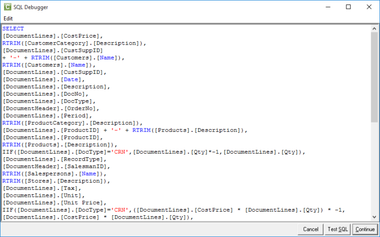 Learn how to switch output modes when running a report in Sage ...