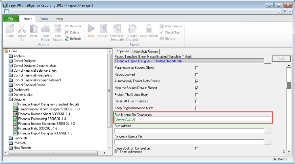 Save your entire report to PDF using macros and Sage Intelligence ...